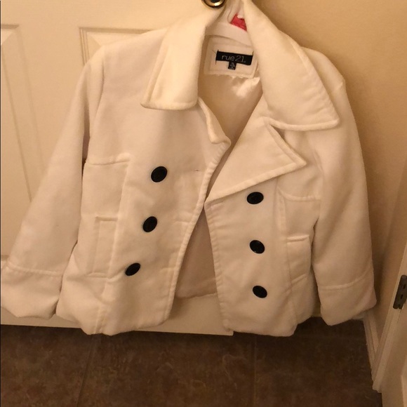 Jackets & Coats | White Pea Coat | Poshmark